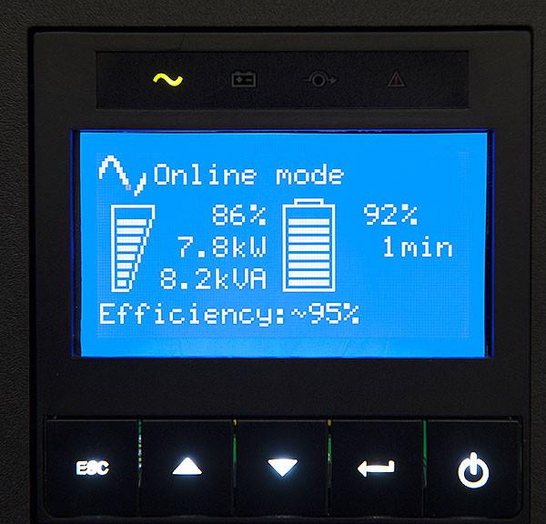 Eaton 9PX 9PX6K 6000 VA 5400 Watts 208/230V Output Rack/Tower UPS ...